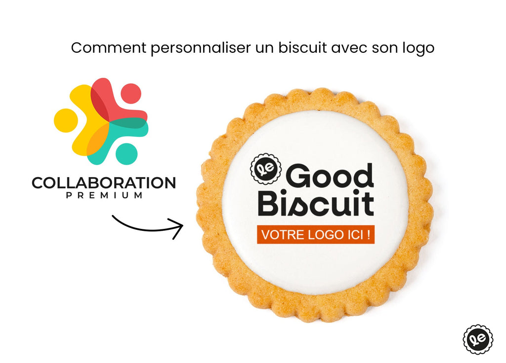 Personnaliser un biscuit avec son logo – Le Good Biscuit