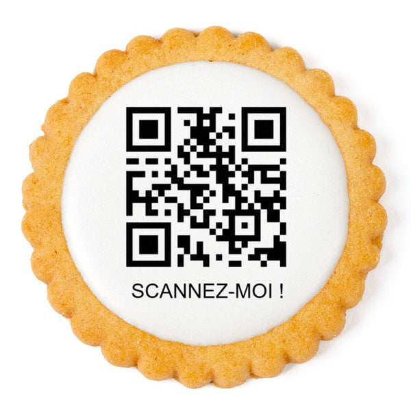 Biscuit personnalisé QR Code – Le Good Biscuit